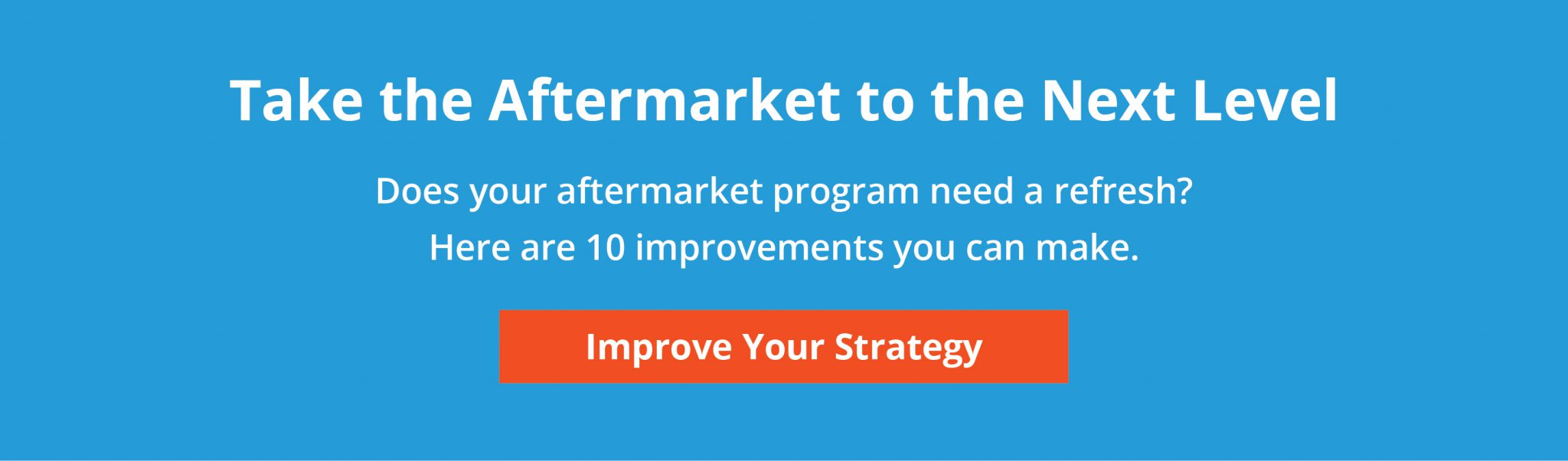 How to Increase Aftermarket Sales With Customer Experience