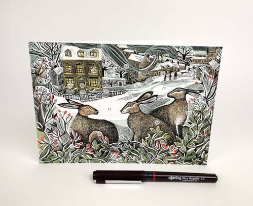 Angela Harding - Small Advent Calendar - We Three Hares ...