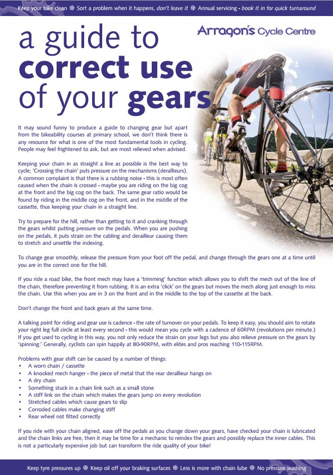 A Guide To Correct Use Of Your Gears