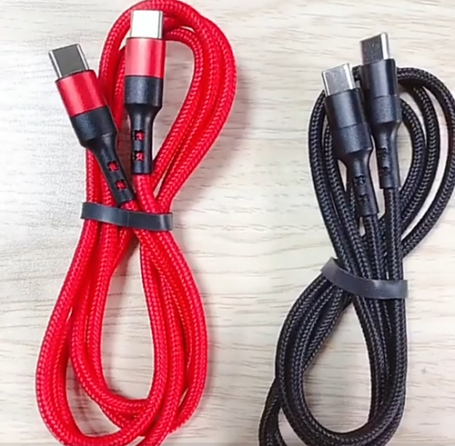 Nylon braided C to C cable (1m/2m) | Input Integrity