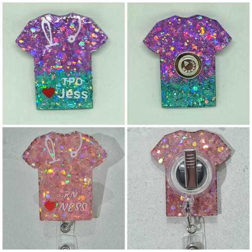 Resin Name Badges | Jessetch Designs