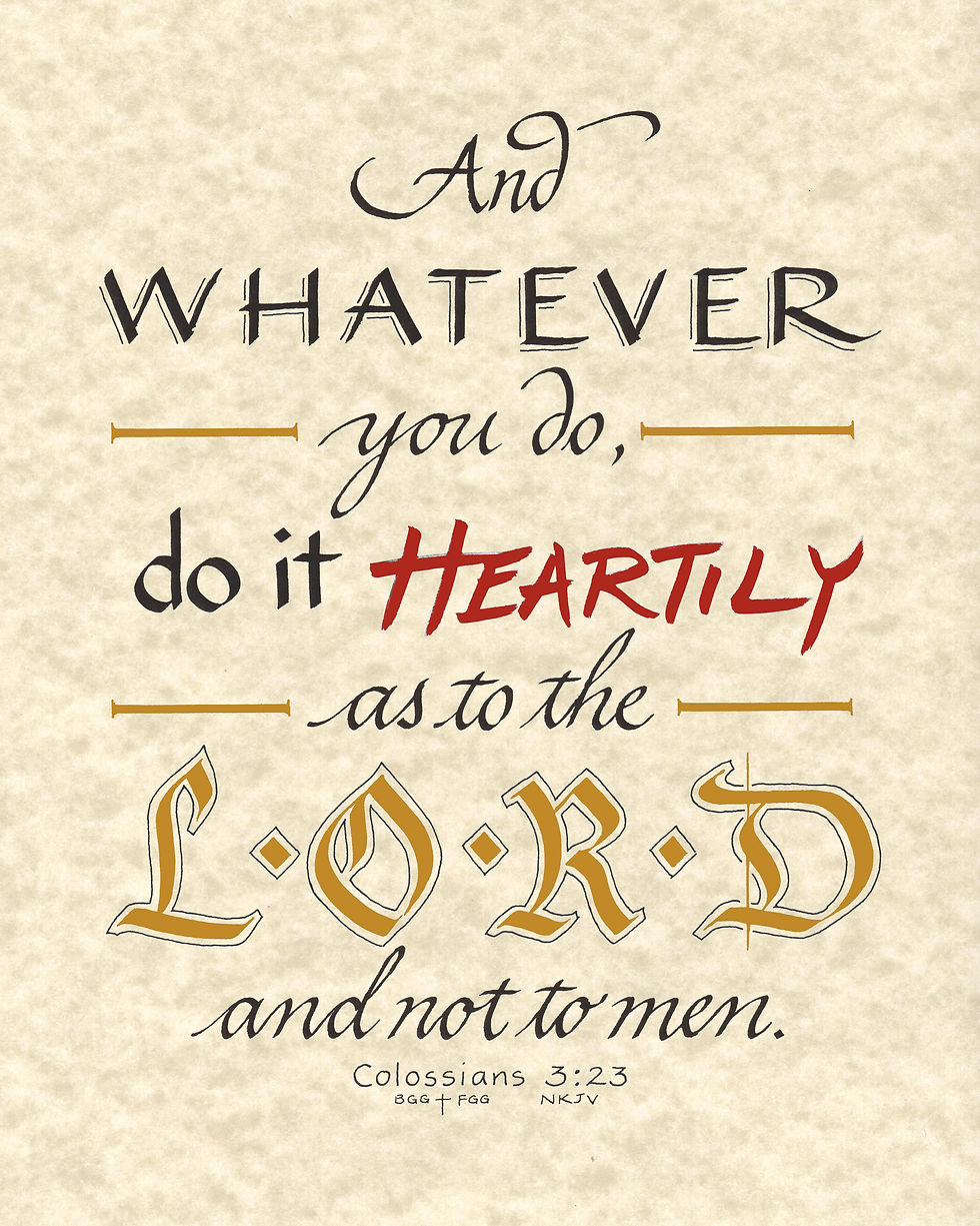 Calligraphy For Christ | Custom Hand Lettered Calligraphy |Scripture ...