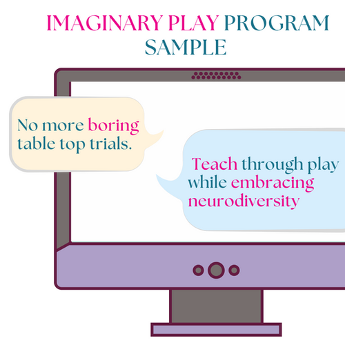 Imaginary Play Program Sample | ABA Programing | BCBA Resources | Brenda Monterde BCBA