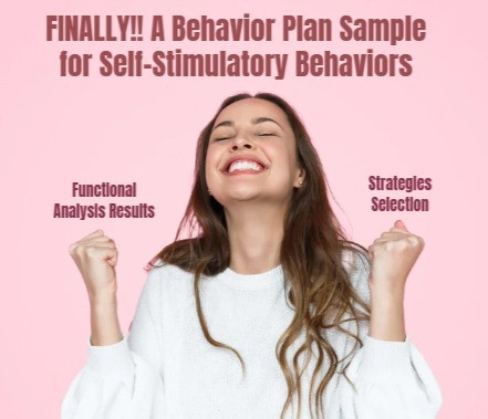 Self-Stimulatory Behavior Plan Sample I Mouthing | PICA | ABA programing | Brenda Monterde BCBA