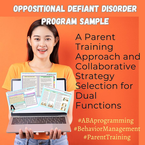 Oppositional Defiant Disorder (ODD) Program Sample | Brenda Monterde BCBA