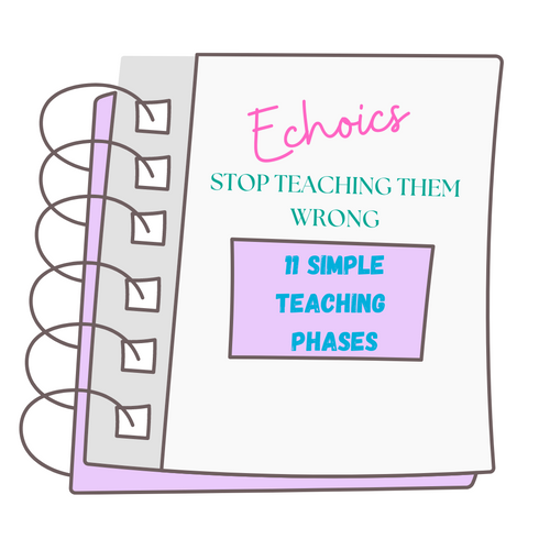 Echoics Teaching Phases I ABA Programming I BCBA Resources I ABA ...