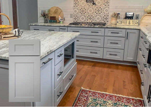 Modern Gray Kitchen Cabinets