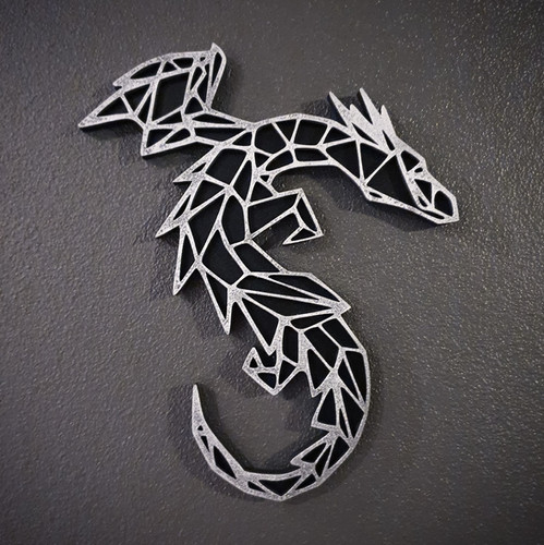 Geo Dragon Wall Art | CeltiCraft