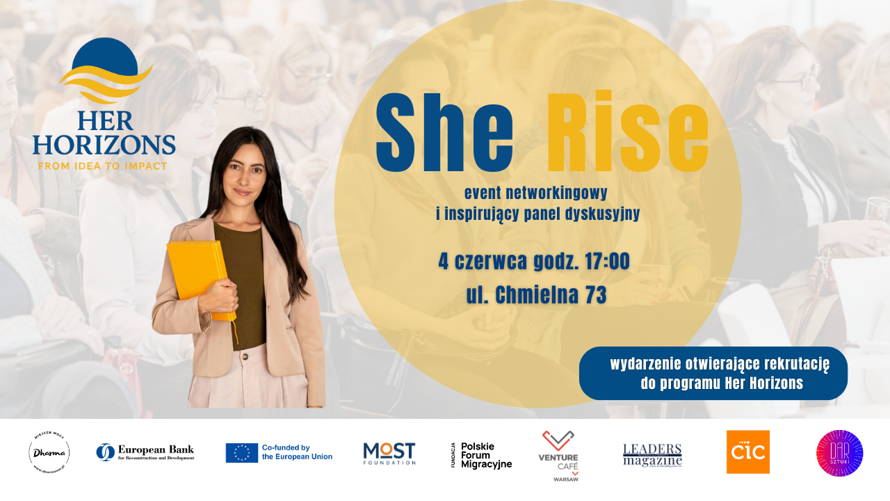 She Rise - event networkingowy i inspirujący panel dyskusyjny | DharmaNet