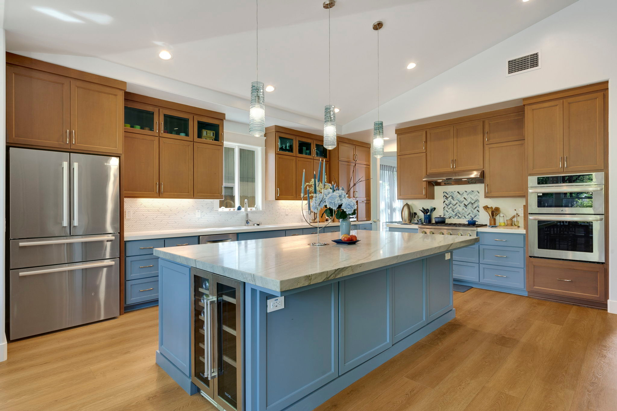 Elevated Kitchen & Family Room