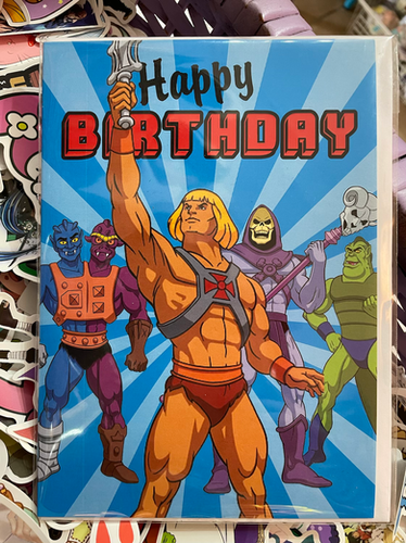 He man birthday card | Sarah & Topsy