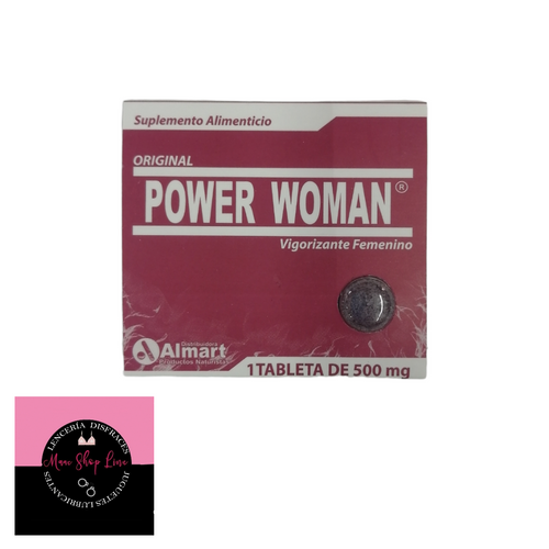 Pastilla vigorizante para mujer "power woman" | maacshopline