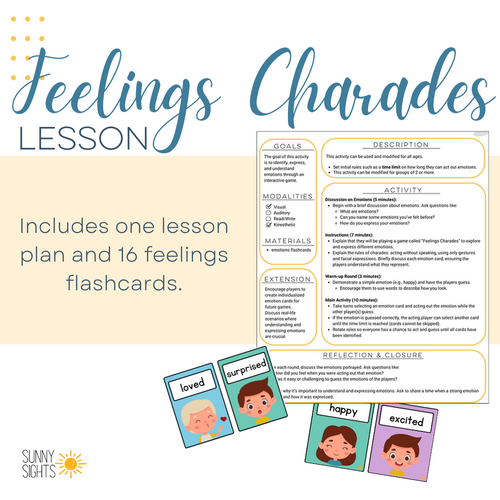 Feelings Charades | Sunny Sights
