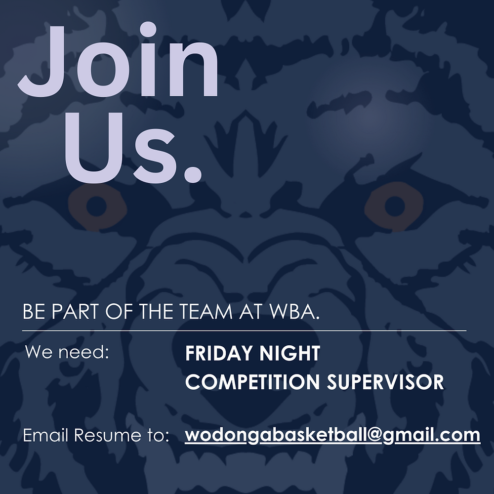 Come and join the WBA Team!