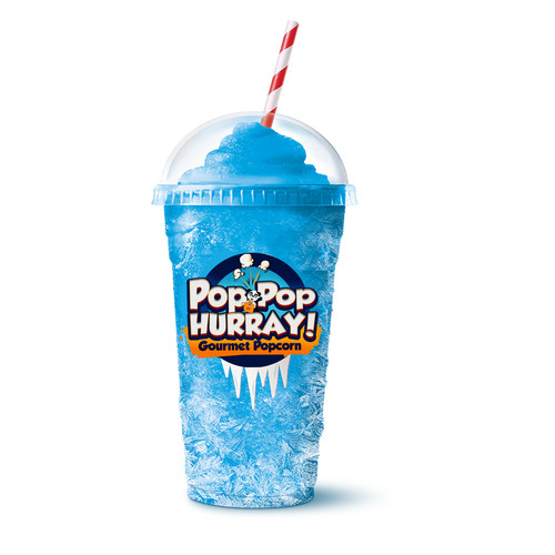 Blue Raspberry Slushie | Pop Pop Hurray!