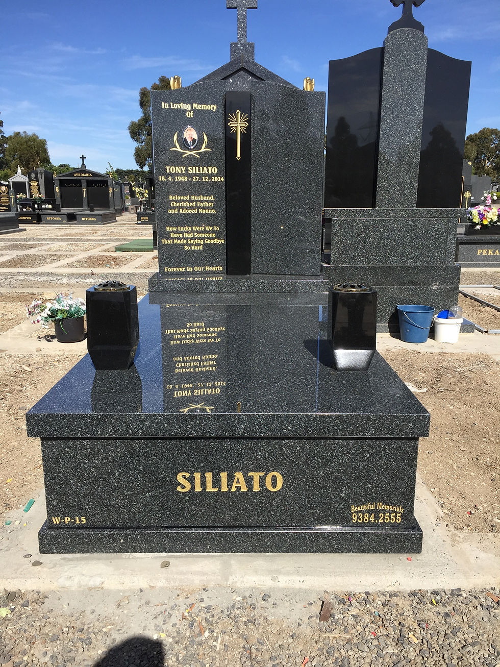 Full Grave Single | Beautiful Memorials | Stonemason | Melbourne