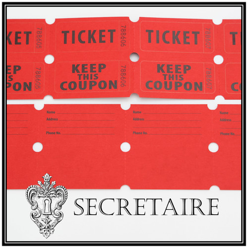 Ticket strip, 10 tickets | Secretaire