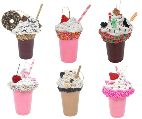 Christmas Milkshake With Topper Hanging Ornaments | Gateway Art Sales ...