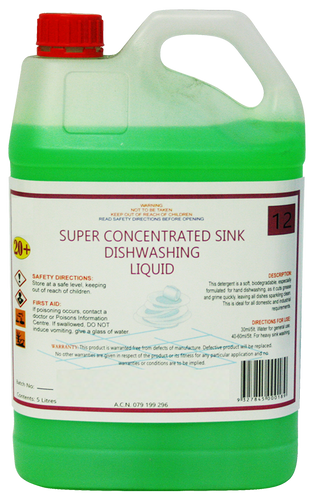 Super Concentrated Dishwashing Liquid 5LT / 25LT | MegaCleaningSupplies