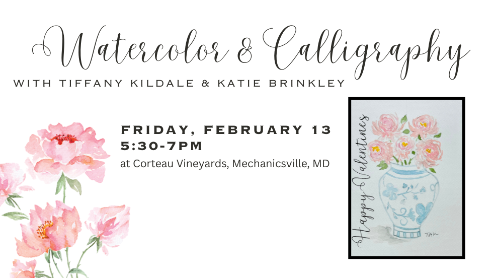 Watercolor & Calligraphy Workshop with co-host Tiffany Kildale | Katie ...