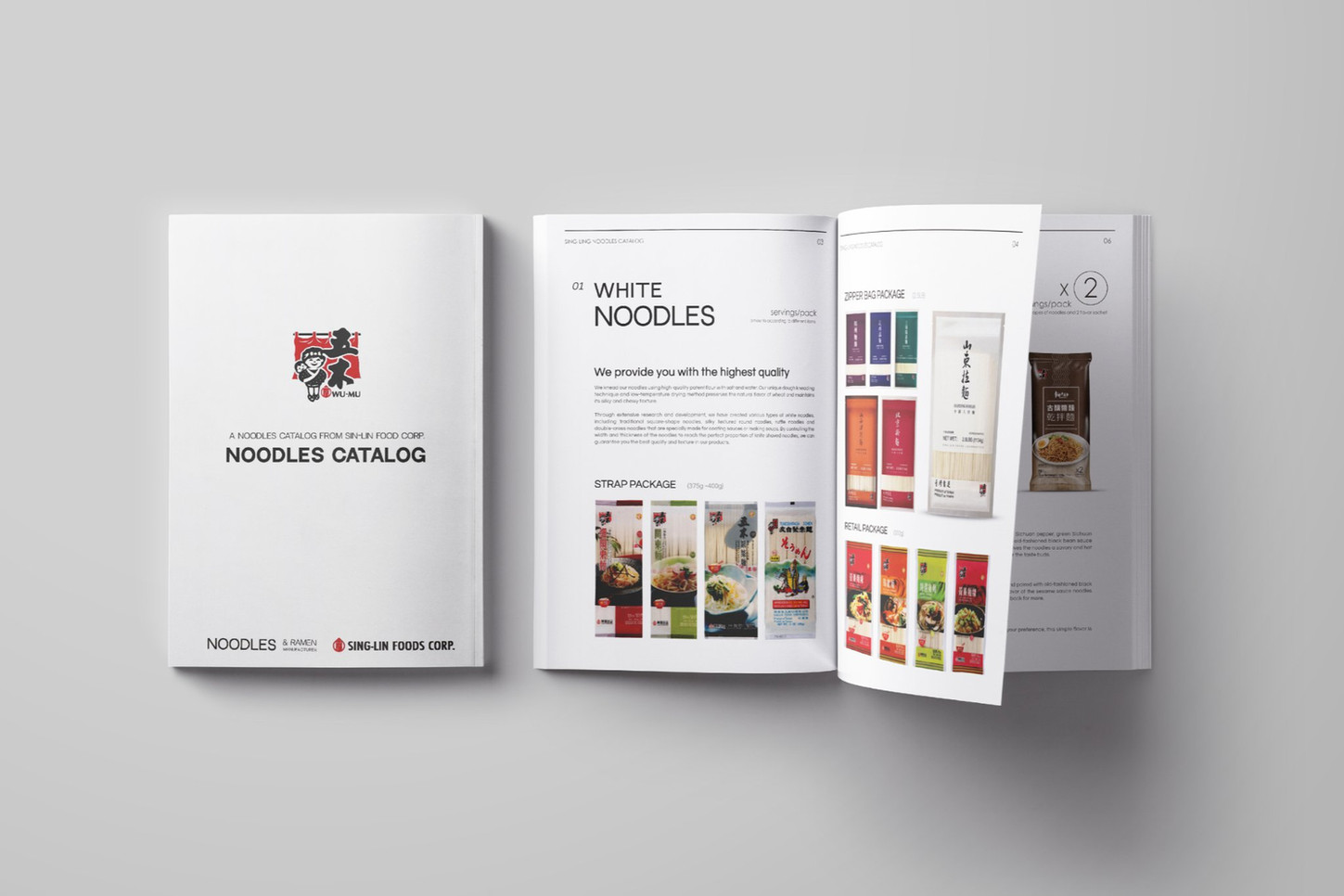 SING-LIN FOODS Catalog Design