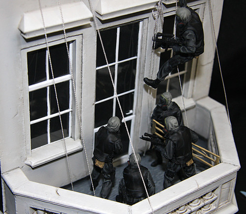 75mm SAS OPERATION NIMROD FULL DIORAMA | RDG Miniatures
