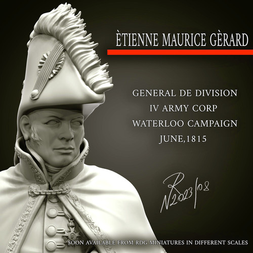 120mm General Etienne Maurice Gerard | RDG Miniatures