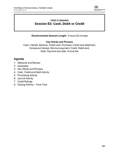 First Steps in Financial Literacy - Session E2 Digital | furthered