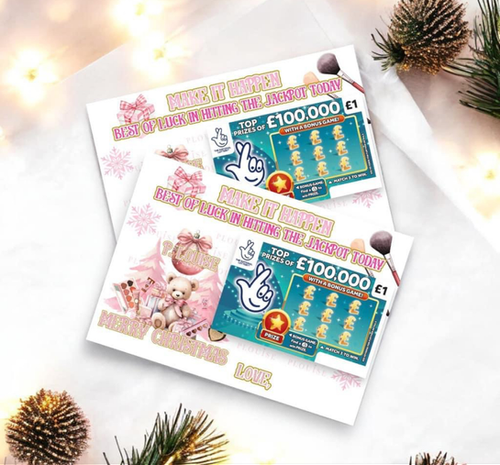 PLOUISE SCRATCH CARD HOLDER | Kandy Kraft Designs