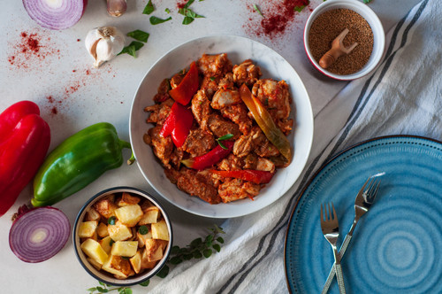 CHICKEN CACCIATORE & ROAST POTATO | EatwellByKitchenhand
