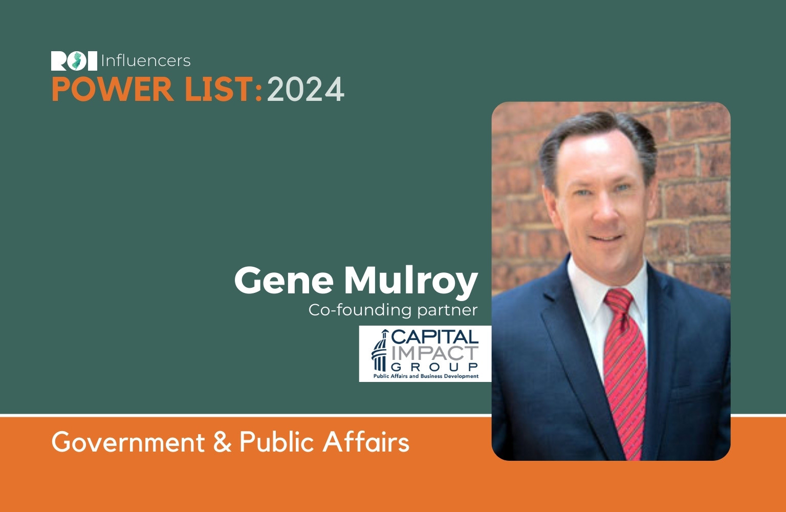 Gene Mulroy Named to ROI-NJ 2024 Power List