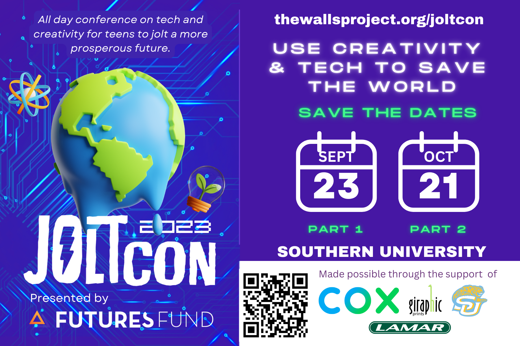JOLTcon: Use Creativity & Technology to Save the World | Walls Project