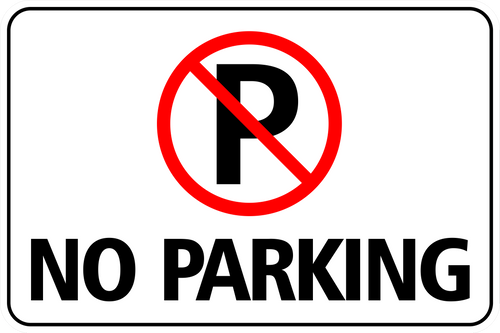 No Parking Sign - Rectangular Landscape | mortsigns