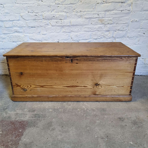 Antique Pine Blanket Box | YORKSHIRE SALVAGE