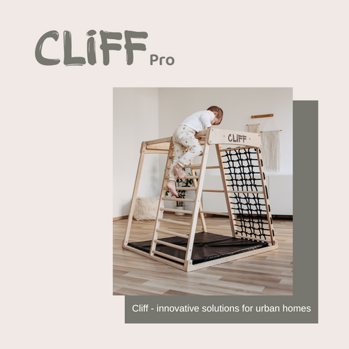 CLIFF PRO Premium indoor Klettergerüst aus Holz | CLIFF.original