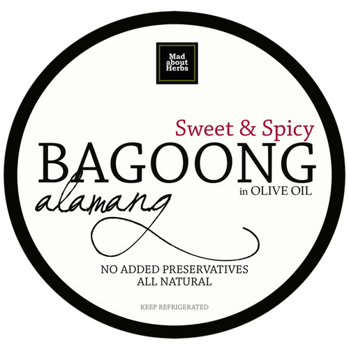 Sweet and Spicy Bagoong in olive oil | website
