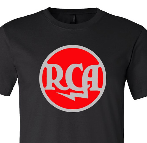 RCA Silver on Red Round Logo - Lo-005 | American Garage Art