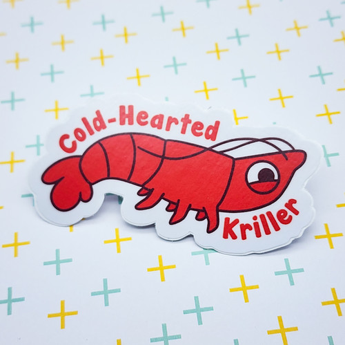 Krill Vinyl Sticker | Toku Arts