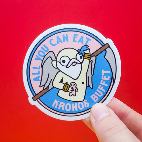 Kronos Buffet Vinyl Sticker | Toku Arts