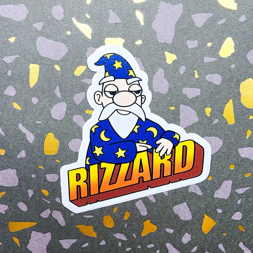 The Rizzard Vinyl Sticker | Toku Arts