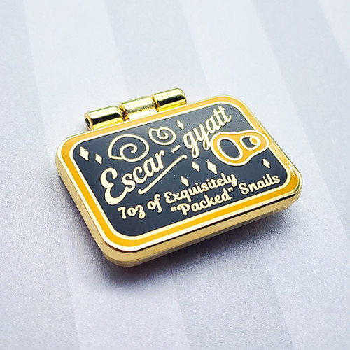 Tinned Escargot Enamel Pin | Toku Arts