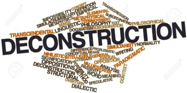 Understanding Deconstruction of Narratives