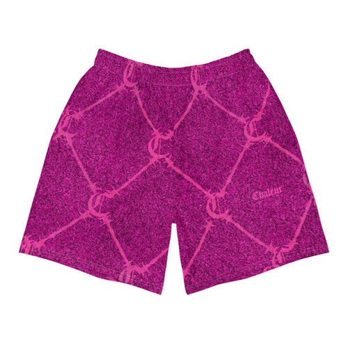 Pink Grass Chaleur Printed Shorts | Chaleur Brand