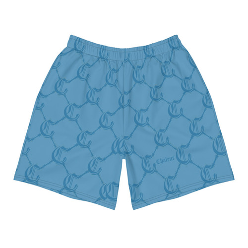 Powder Blue Chaleur Print Shorts | Chaleur Brand