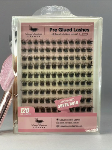 Super Pre-Glued Lash Clusters | Lissys Luscious Lash