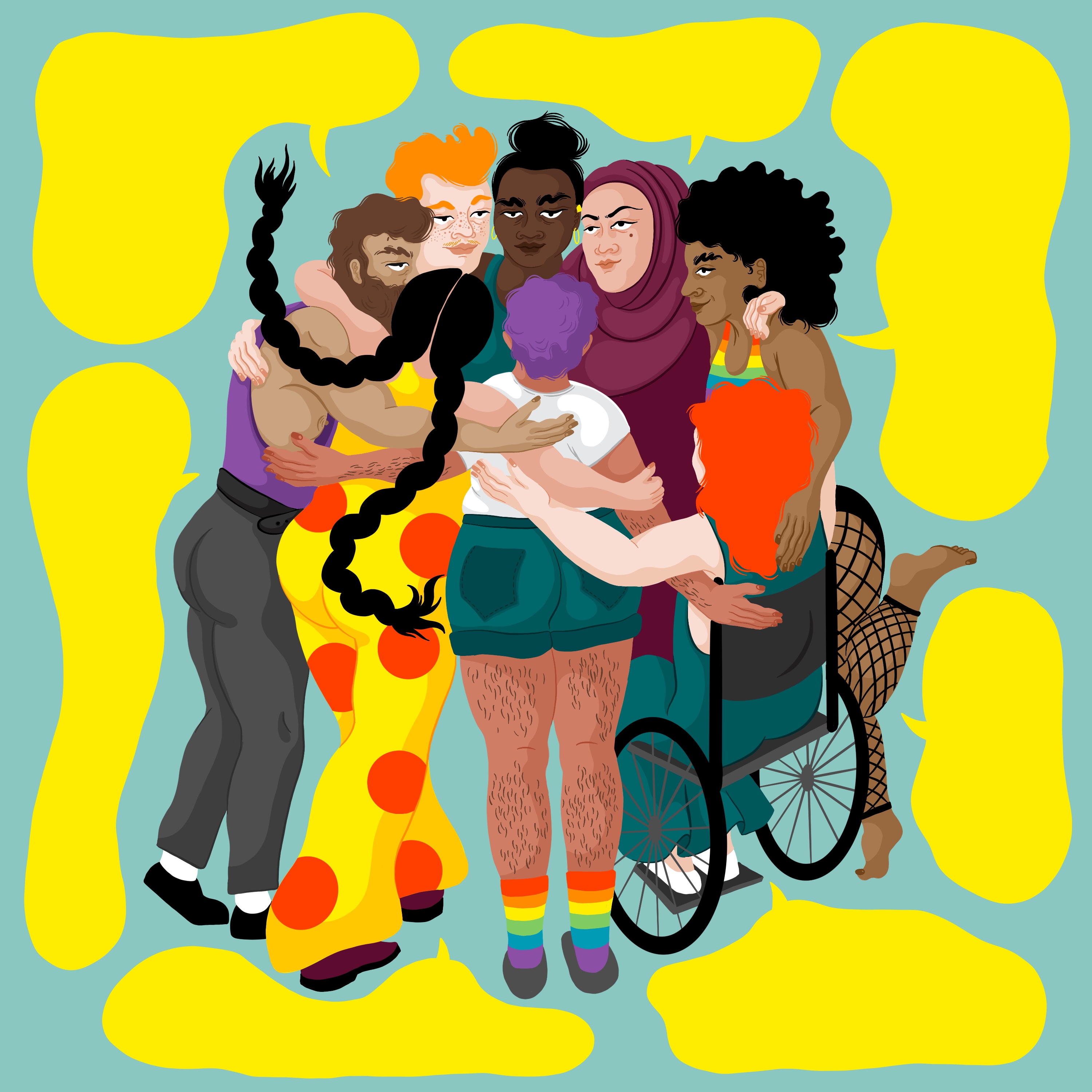 Queer | Feminist | Illustration | Vollgas Studio | Switzerland