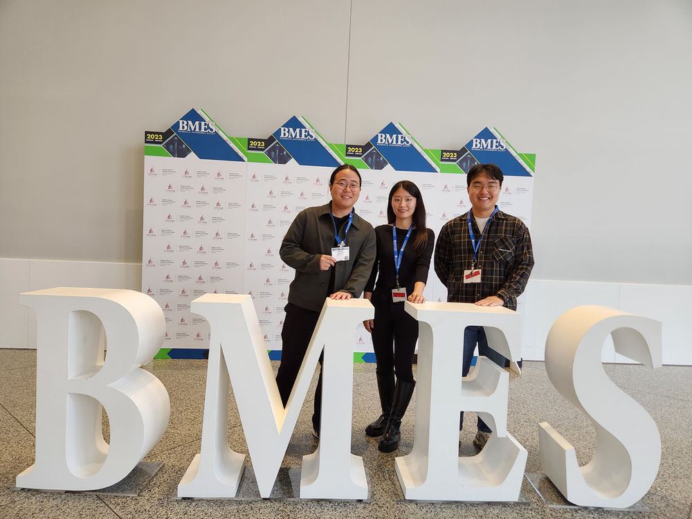 mnE Lab attended the 2023 BMES Conference. | mnE Laboratory