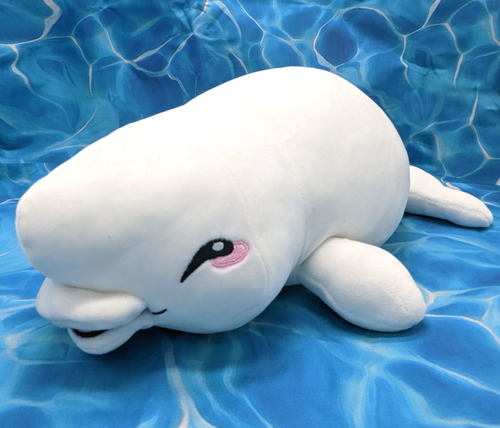 Squishy Mallo the Beluga Plush | ArtSea Animal