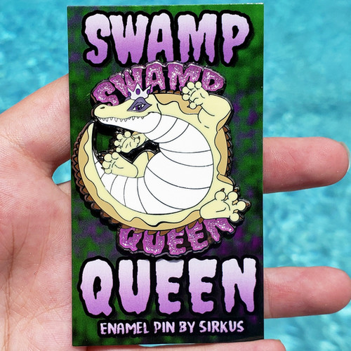 Swamp Queen Enamel Pin | ArtSea Animal