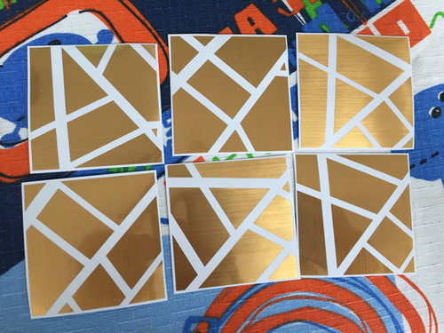 Stickers Ghost vinil dorado | brickcubes